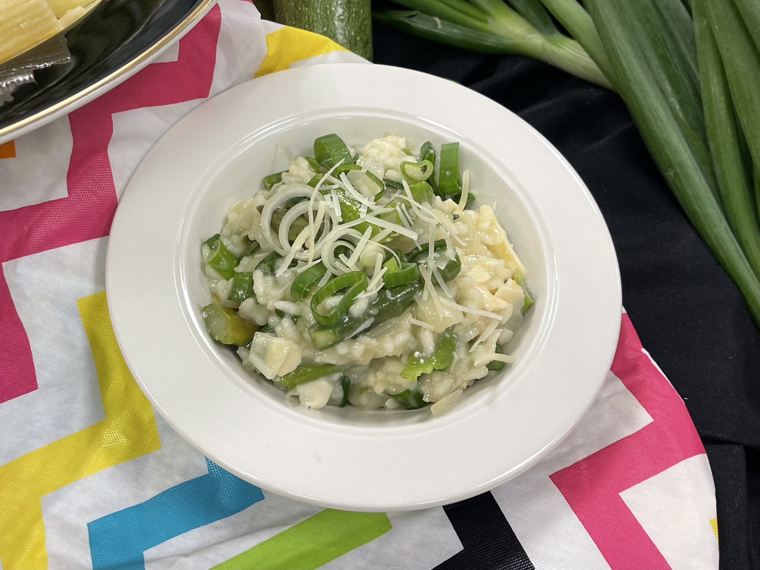 Spring Onion Asparagus Risotto - Farm Monitor